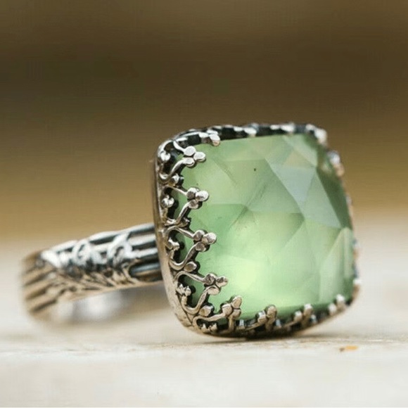 Jewelry | Mint Green Moonstone Ring | Poshmark